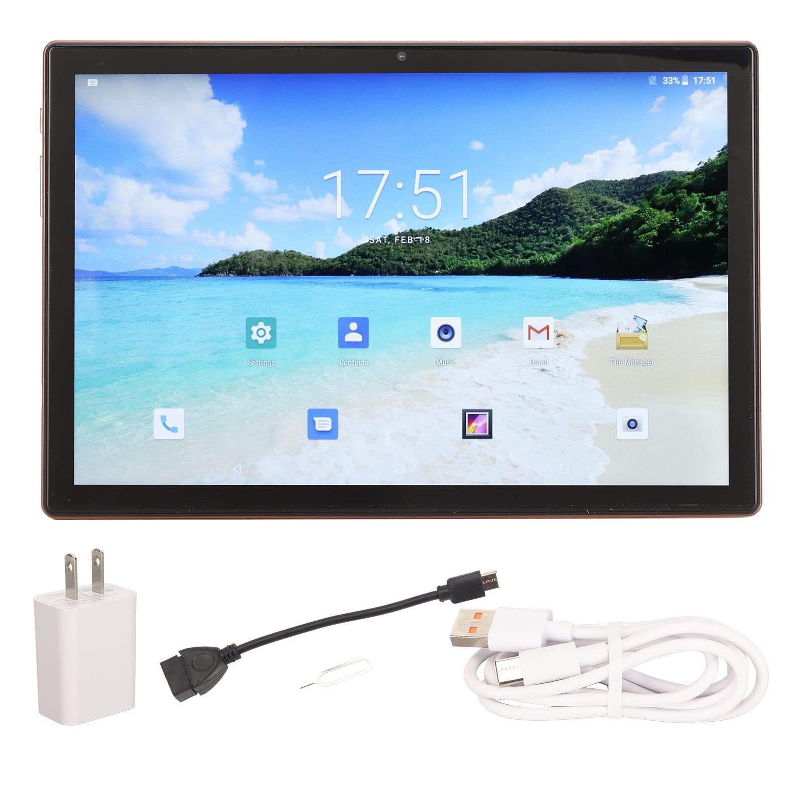 10.1 Inch Android 12 Tablet, Octa Core Gaming Tablet, 8GB RAM 256GB ROM, 1080P FHD Display, 8MP+16MP Dual Camera, 4G LTE Tablet, 5G WiFi, BT5.0, Dual SIM Slot, 7000mAh