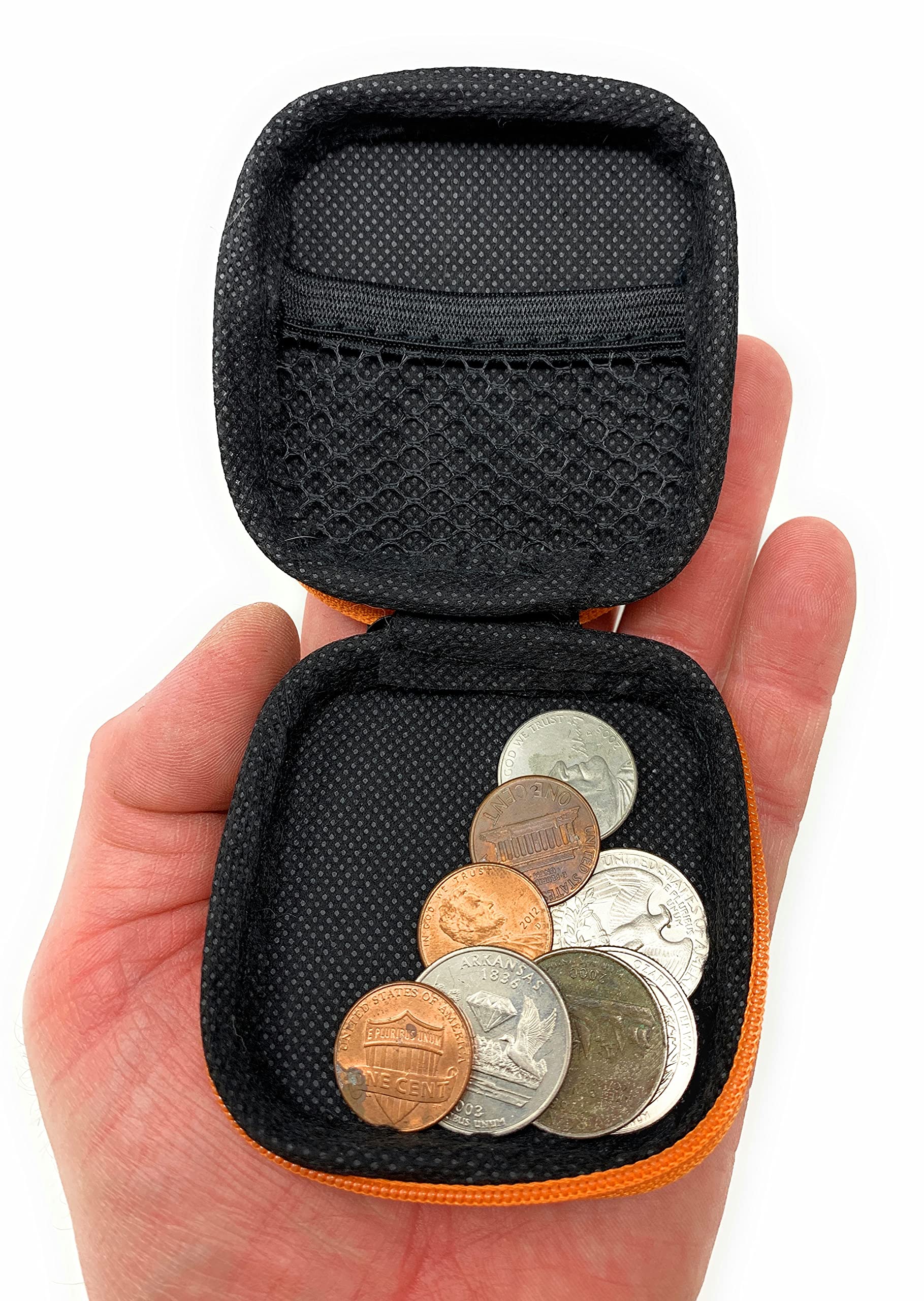 Bulk 24 Pack of Square Hard Foam Earbud Storage Cases