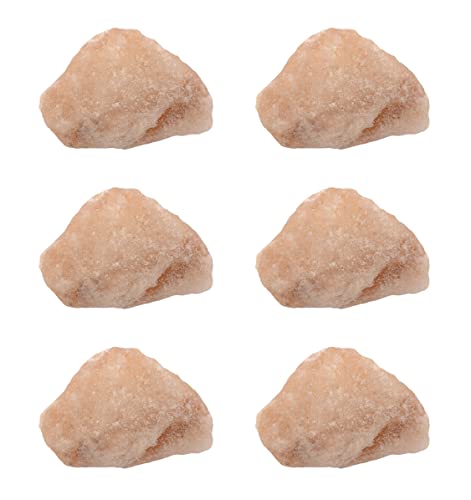 6PK Raw Halite, Mineral Specimens - Approx. 1" - Geologist Selected & Hand Processed - Great for Science Classrooms - Class Pack - Eisco Labs