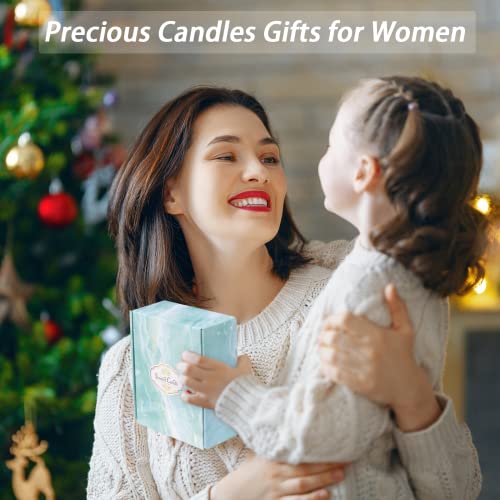 4 Pack Scented Candles Gift Set for Women, chfine 4.4oz Soy Wax Portable Jar Candles with Essential Oils for Bath, Aromatherapy Candles for Home, Ideal for Mothers Day, Birthday, Christmas, Holiday