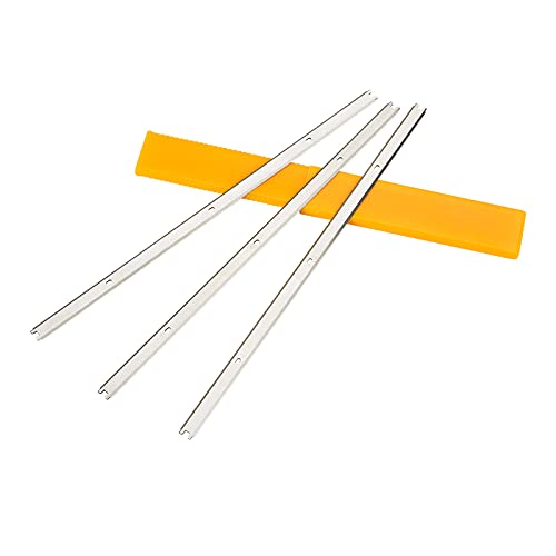 13-3/8 Inch HSS Planer Knives for Ridgid R4331, R4330 Planer, Replaces AC20502 - Set of 3