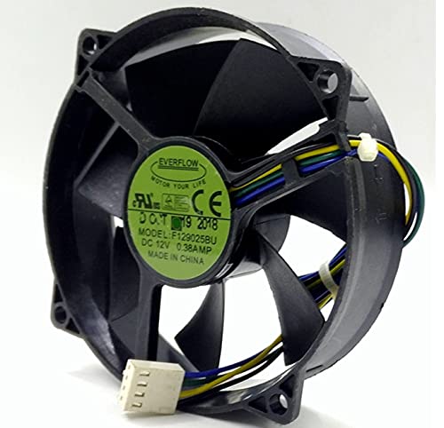 F129025BU 12V 90mm Fan 12V 0.38A 4-Wire PWM Circular Cooling Fan