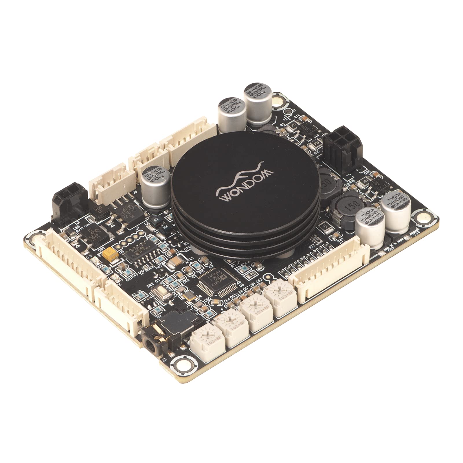 2 X 50W Audio Amplifier Board with ADAU1701 DSP Integrated DC10-26V Stereo Class D Amp Board Dual Channels 2 Channels 2.1 4.0 System Amplifier Module for DIY Home Theater Store Speakers JAB3-250