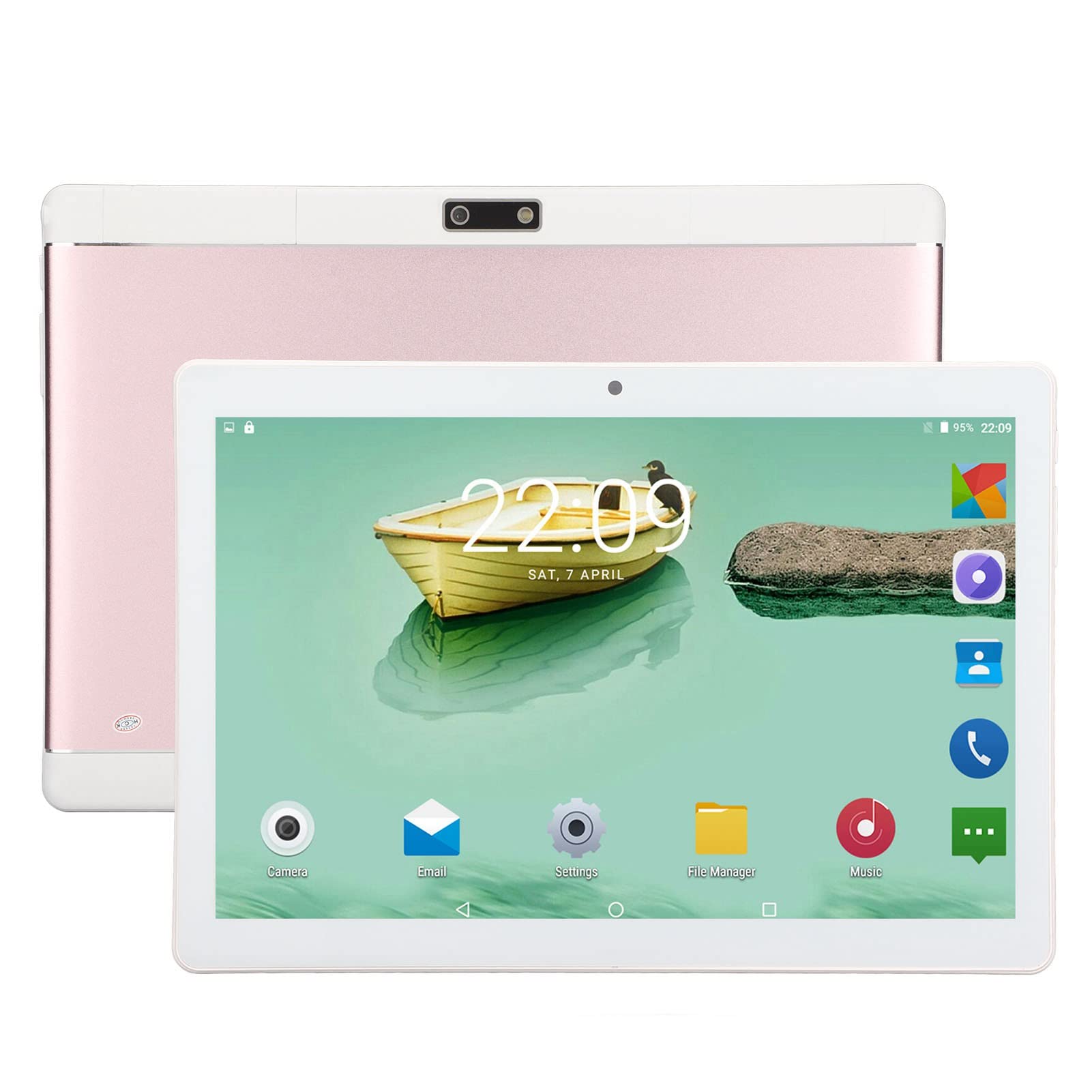 10 Inch Tablet with Calling, 1960x1080 IPS HD Touchscreen and 178 Degree Wide Viewing Angle, Dual Camera, Dual SIM Dual Standby, Octa Core Processor (US Plug)
