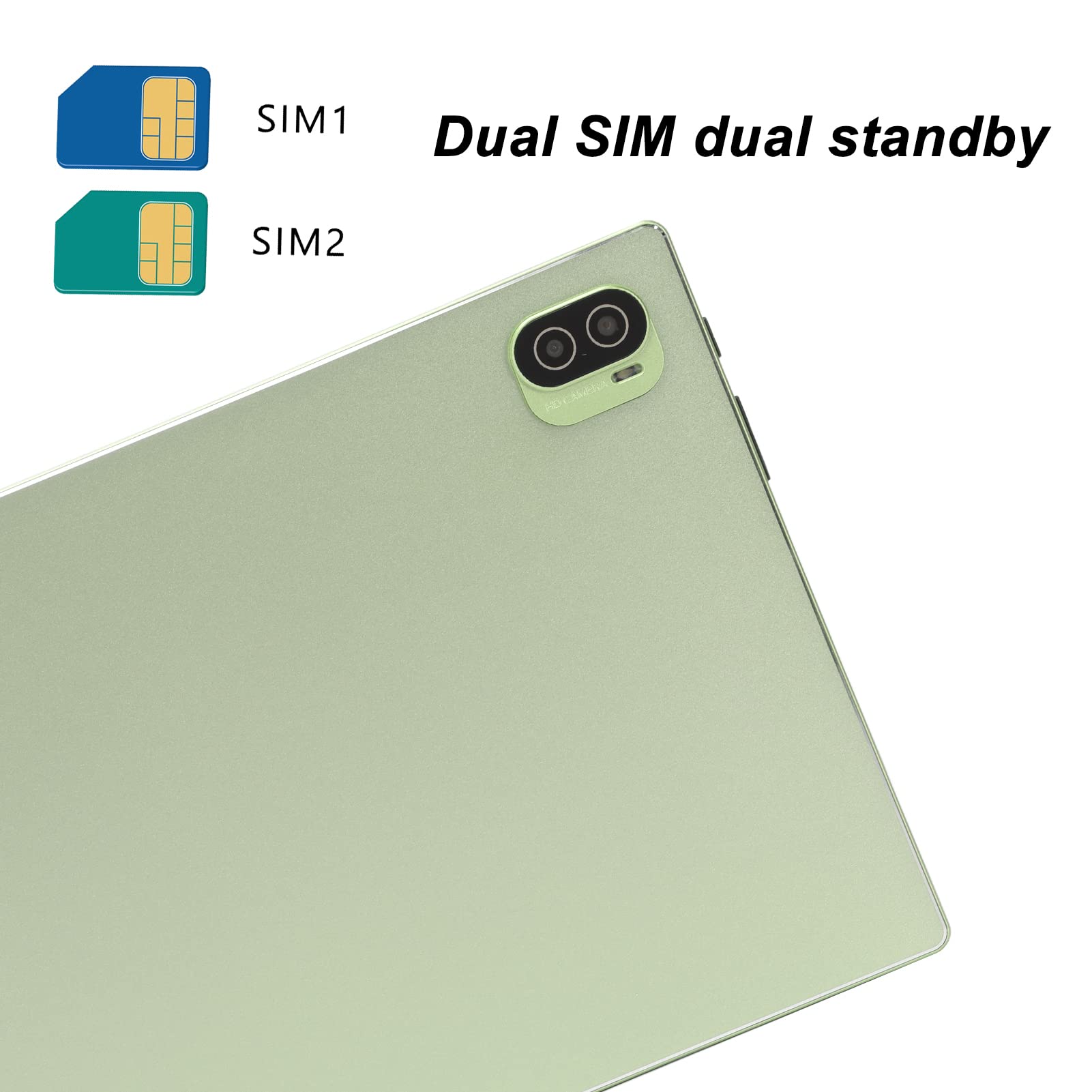 10 Inch Tablet PC 100240V 2.4G 5G WiFi Octa Core Green Tablet PC for Music Video UK Plug