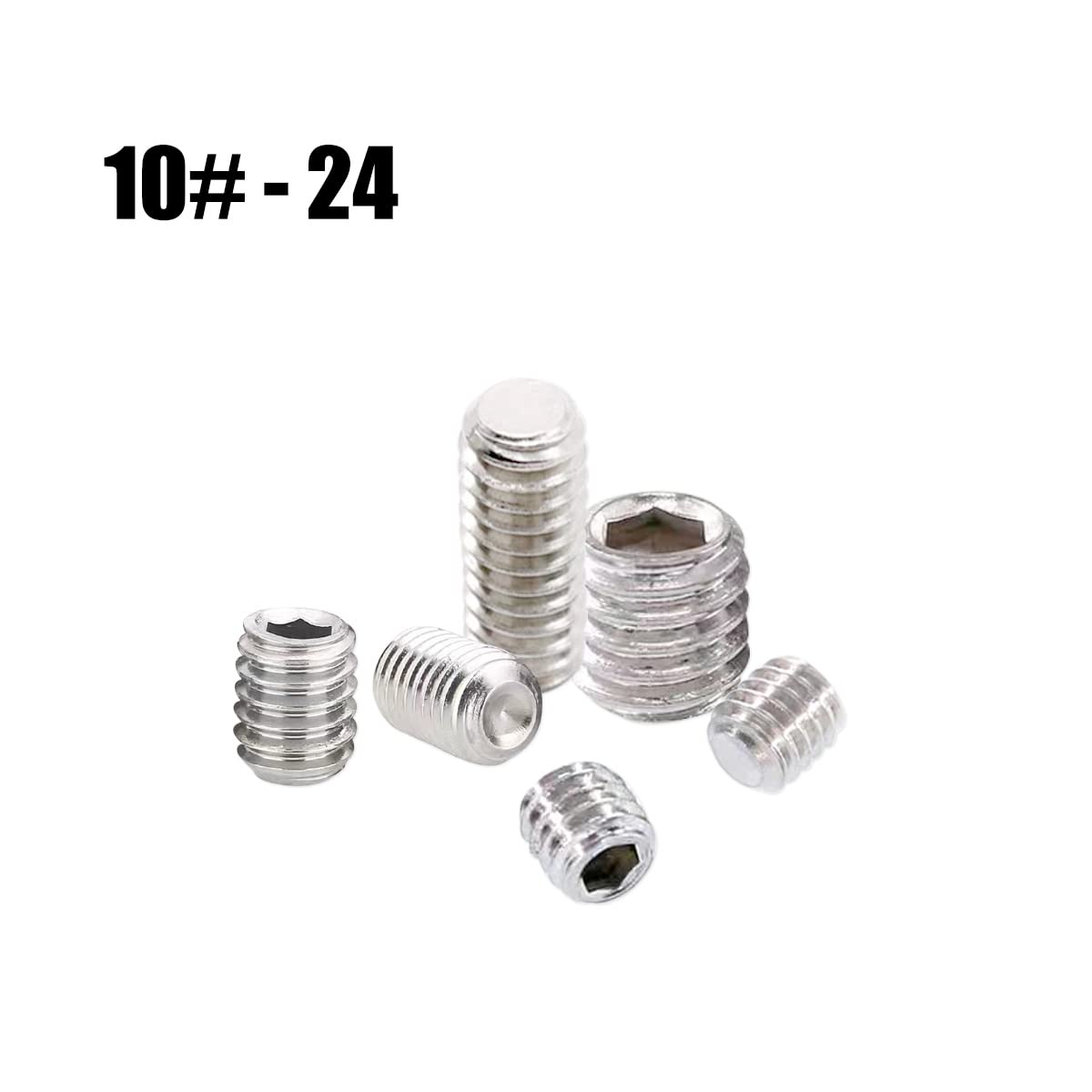 10-24 x 3/4", 10-24 x 3/4" Hex Screw, 10-24 x 3/4" Socket Screw, 10-24 x 3/4" Socket Set Screw, 10-24 x 3/4" Hex Socket, 10-24 x 3/4" Hex Socket Screw, 10-24 x 3/4" Screw, (15Pcs)