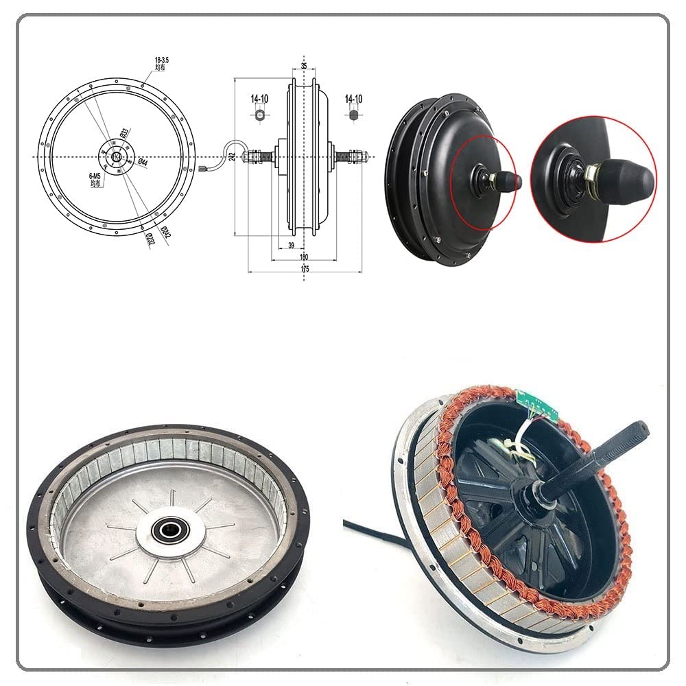 1000W 48V,Electric Bike Conversion Kit,27.5 inch (650B),Front Hub Motor, Brushless Motor,US Stock