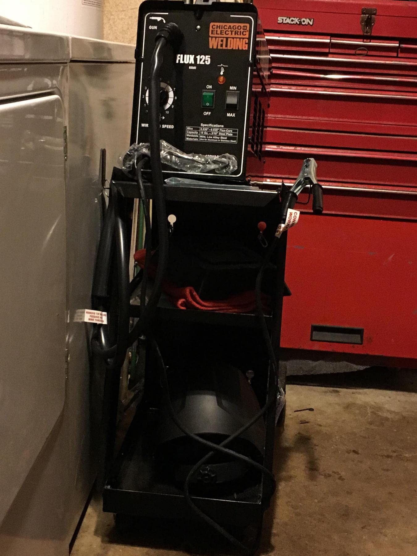 125 Amp 120 Volt/20 Amp Flux Core Wire Welder