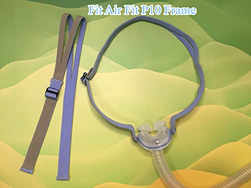 Advanced Upgraded Airfit P10 Headgear Strap,Compatible with P10/N30, Upgraded Fully Adjustable - Quick fit with Clip Connected - Stronger Elasticity Much Longer Strap β 3 Pack