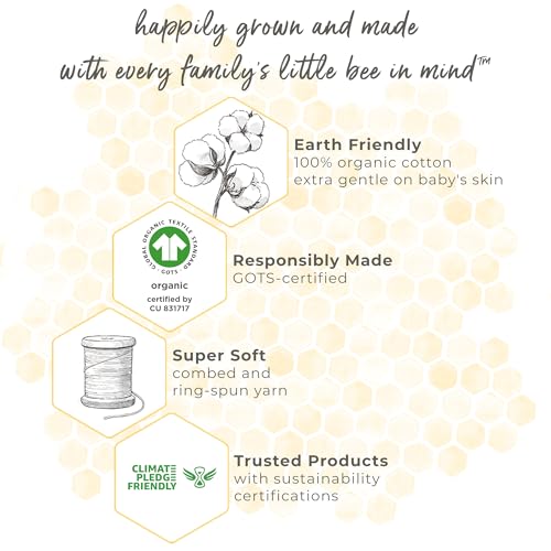 Burt's Bees Baby - Reversible Blanket, Nursery, Stroller & Tummy-Time Organic Jersey Cotton Quilted Infant & Toddler Bedding