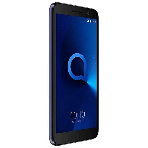 Alcatel 1 (16GB) 5.0" Full View Display, Removable Battery, FM Radio, Dual SIM GSM Unlocked US & Global 4G LTE International Version 5033E (Bluish Black)