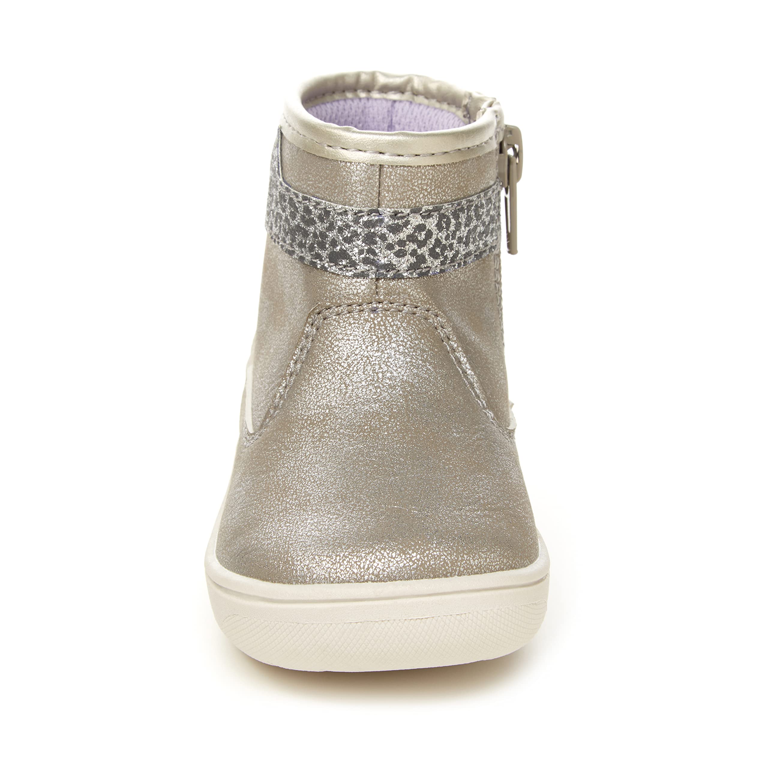 Stride Rite 360 Infant and Toddler Girls Magnolia First Walker Shoe, Silver