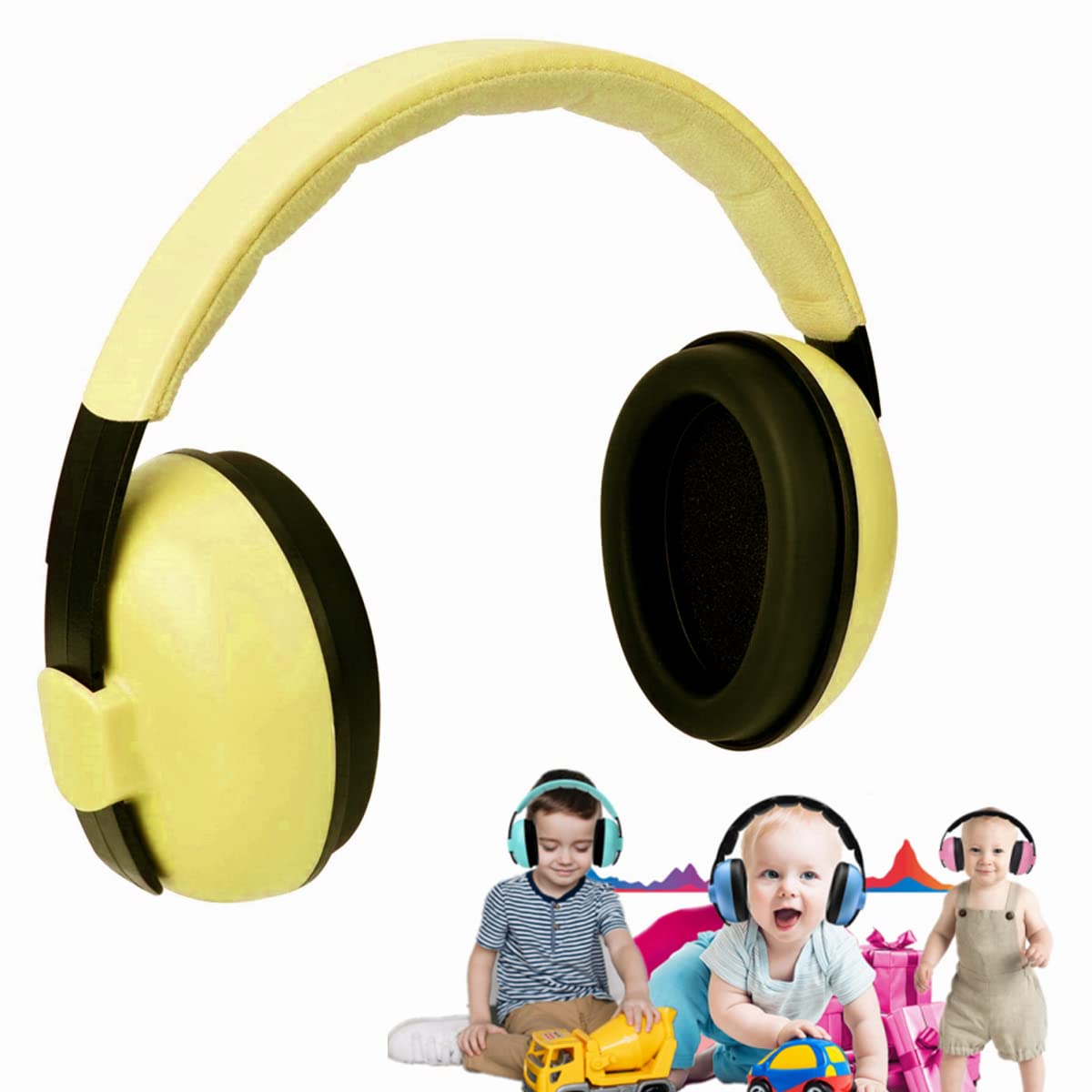 Baby Hearing Protection Earmuff Ear Defenders 0-4Y Noise Cancelling Headphones