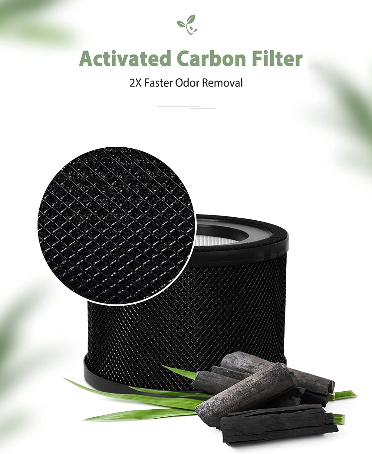 2-Pack TT-AP001 Filter Replacement for TT-AP001, VAVA VA-EE014 Air Purifiers, Replace TT-AP001SPF,H13 True HEPA Filter
