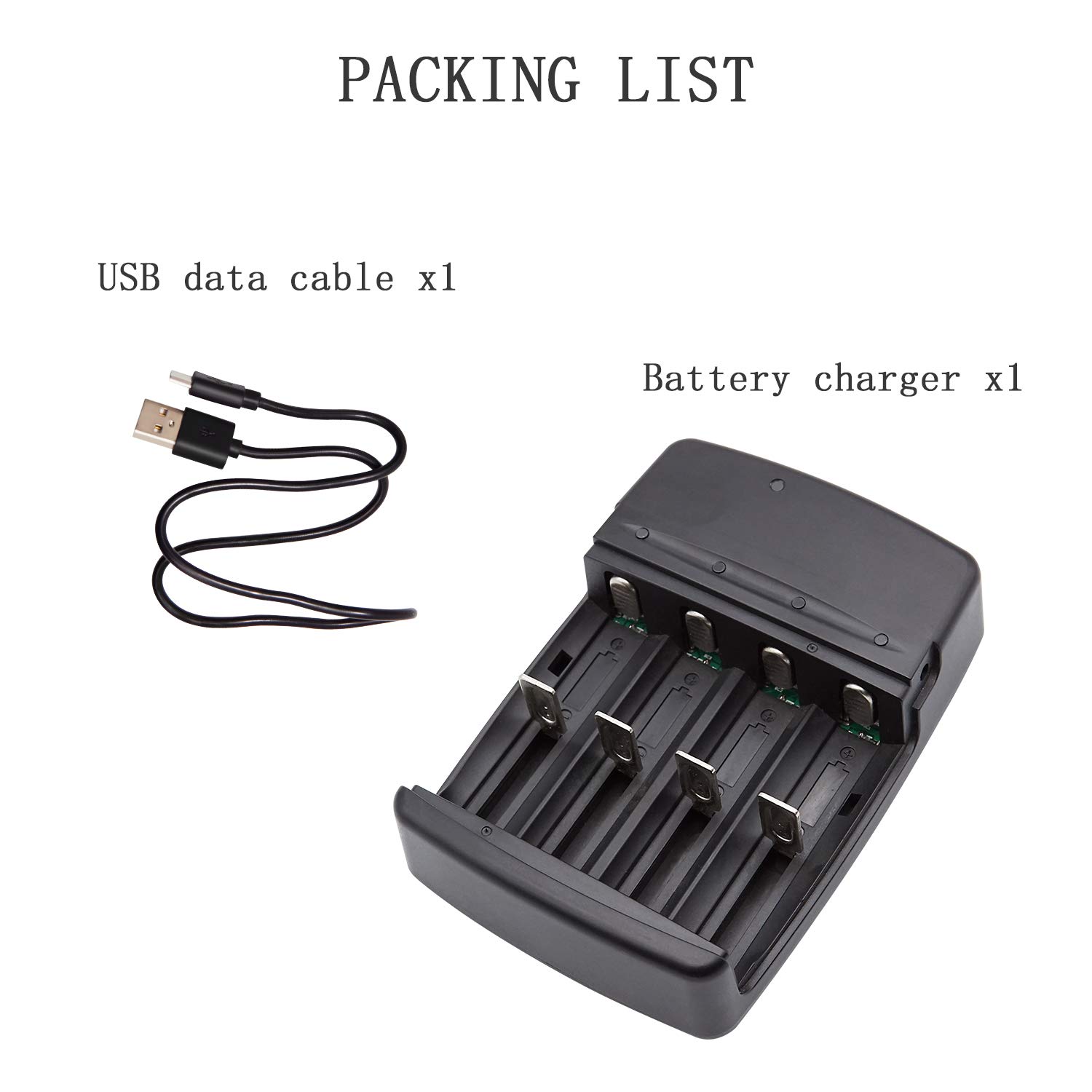 Ultracell USB Universal Smart Battery Charger for 14500 3.2V AA 700mAh LiFePO4 Batteries