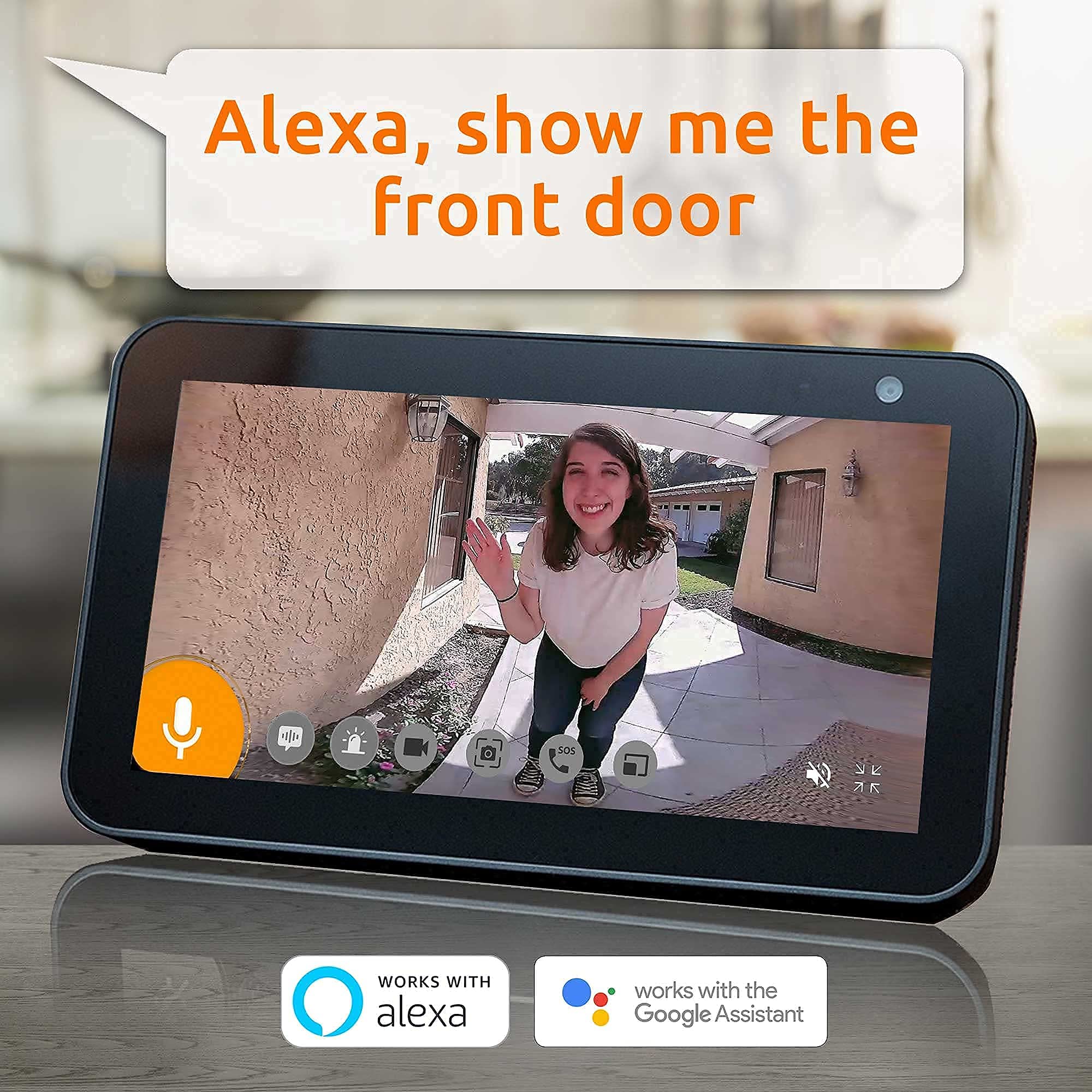 TOUCAN Wireless Video Doorbell with Chime and Wireless Pro Outdoor/Indoor Security Camera Bundle - Alexa & Google Enabled Bundle No Subscription Required