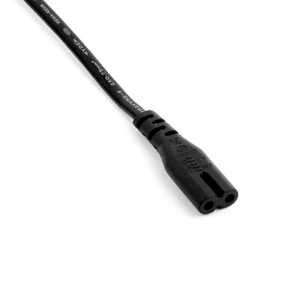 2-Prong Port AC Power Cord/Cable for Sony Playstation 4 PS4 PS2 PS3/PS3 Slim