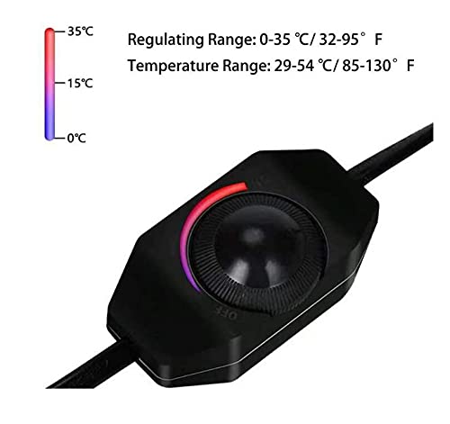 14W Reptile Heating Pad&Reptile Reflective Insulation Film Under Tank Terrarium Keep Warming Pet Animals Heater Heating Pad Mat Reptile