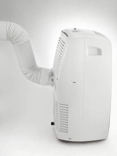 De'Longhi 3-in-1 Portable Air Conditioner, Dehumidifier & Fan + Remote Control & Wheels, 400 sq ft, Large Room, 6000 (DOE) / 10000 BTU (ASHRAE), White, PACN250GN (Renewed)