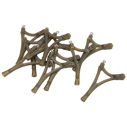 10Pcs Fishing Tackle Carp Rigs Tool Anti Knotting System Side Bend Rolling Swivel Fishing Connector Accessory