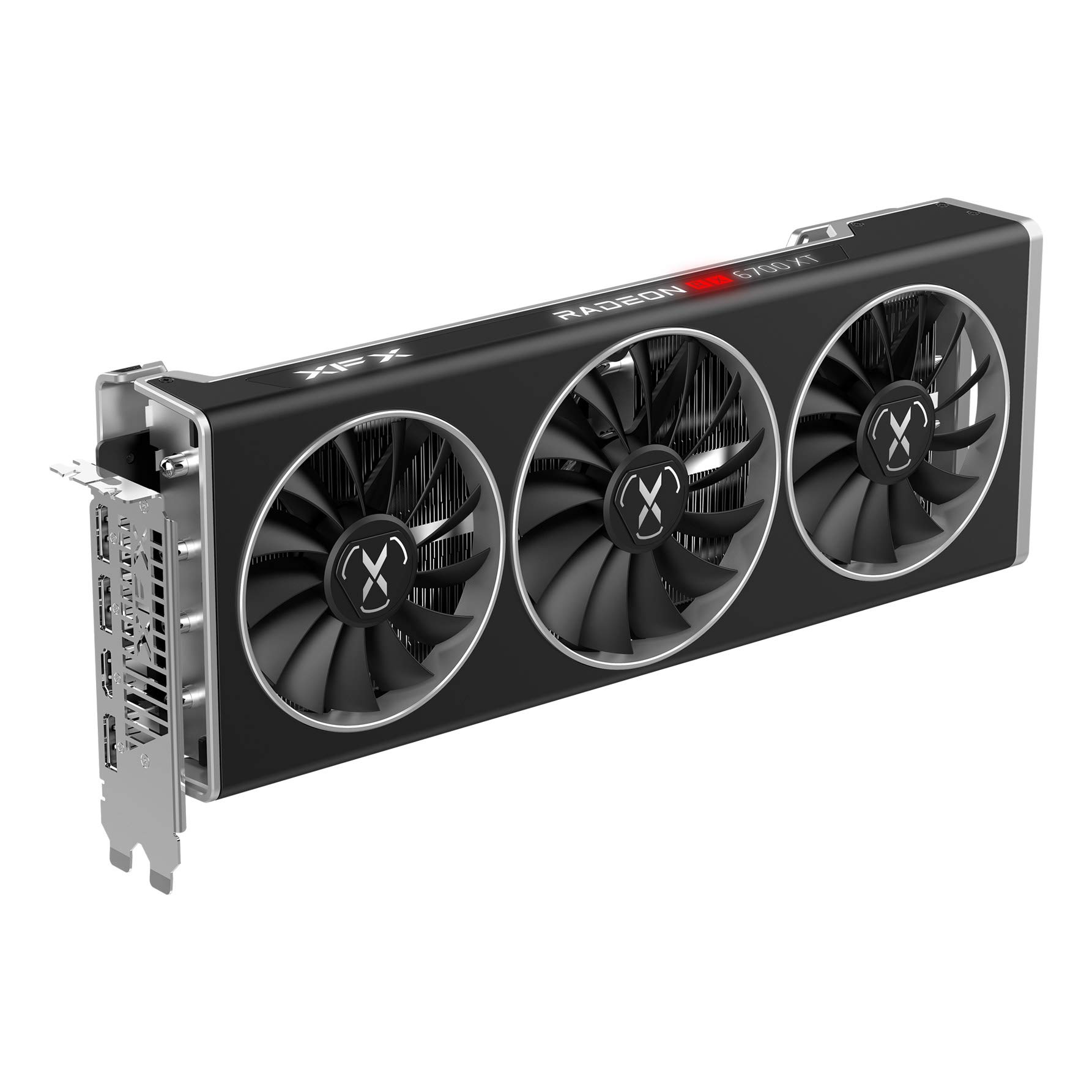 XFX Speedster MERC319 AMD Radeon RX 6700 XT Black Gaming Graphics Card with 12GB GDDR6 HDMI 3xDP, AMD RDNA 2 RX-67XTYTBDP
