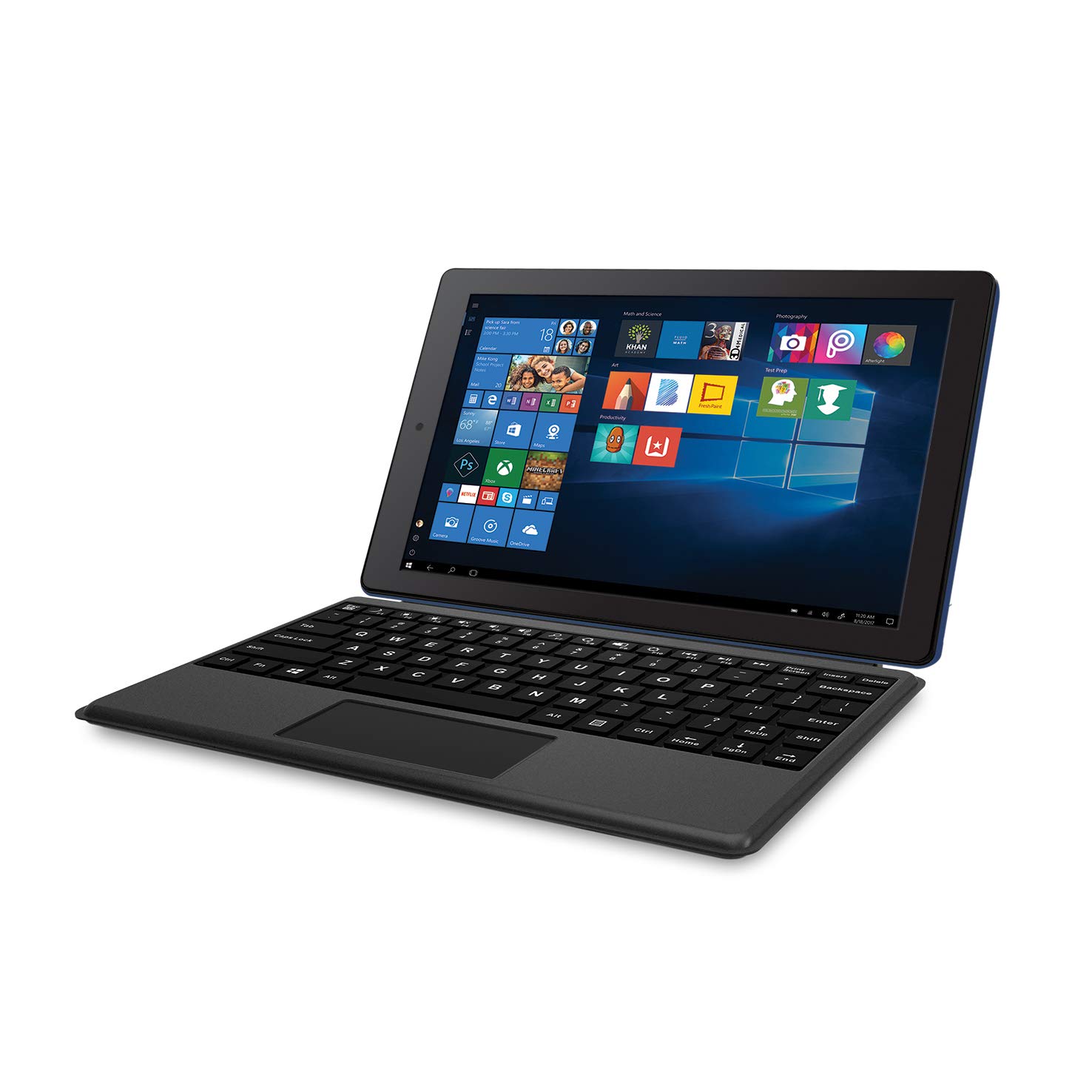 2018 RCA Cambio High Performance 10.1" 2-in-1 Touchscreen Tablet PC Intel Quad-Core Processor 2GB RAM 32GB Hard Drive Webcam WiFi Bluetooth Microsoft Office Mobile Windows 10