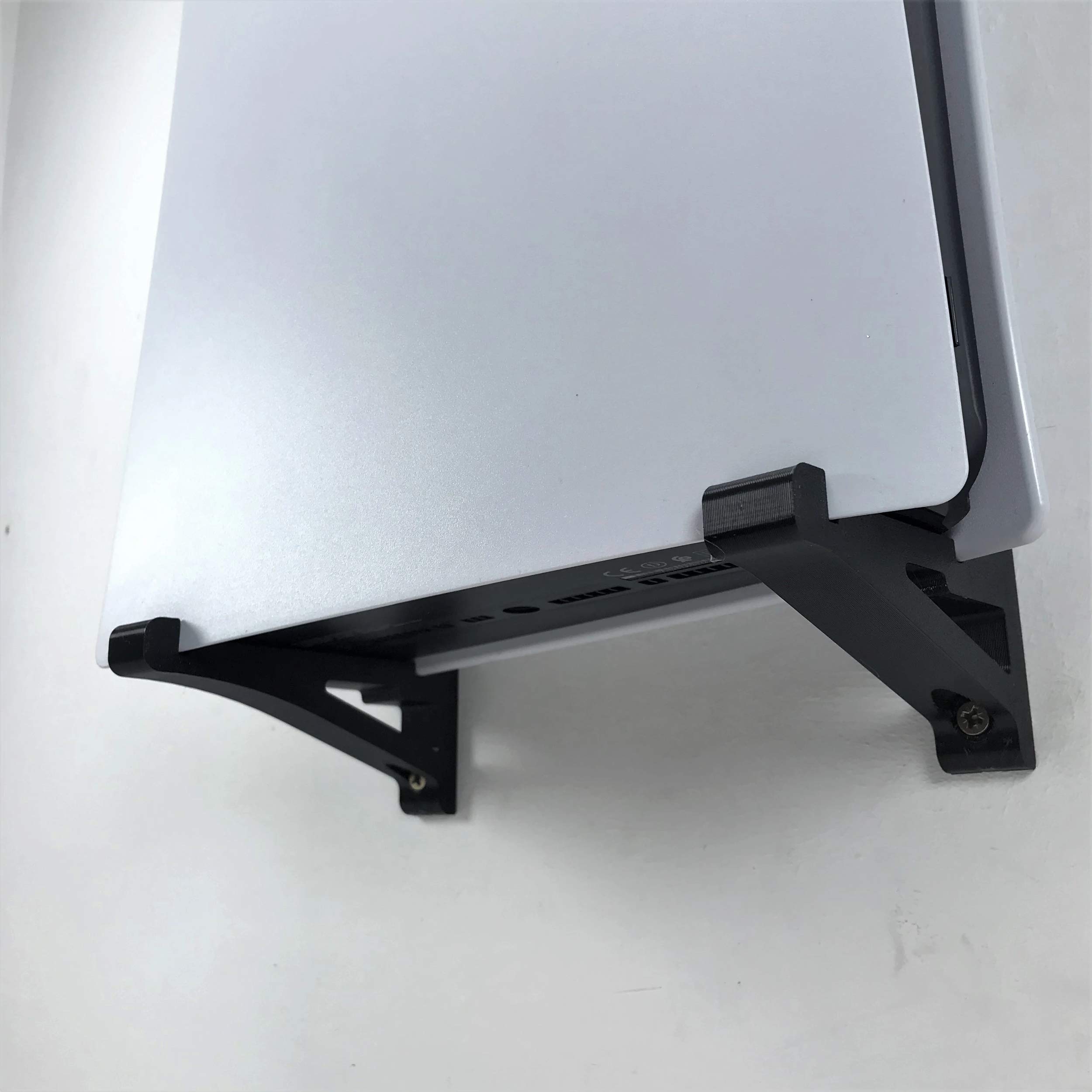 3D Cabin PS5 Wall Mount Wall Bracket Holder Stand for Play Station 5 Digital Triple Support Any Orientation Black Right