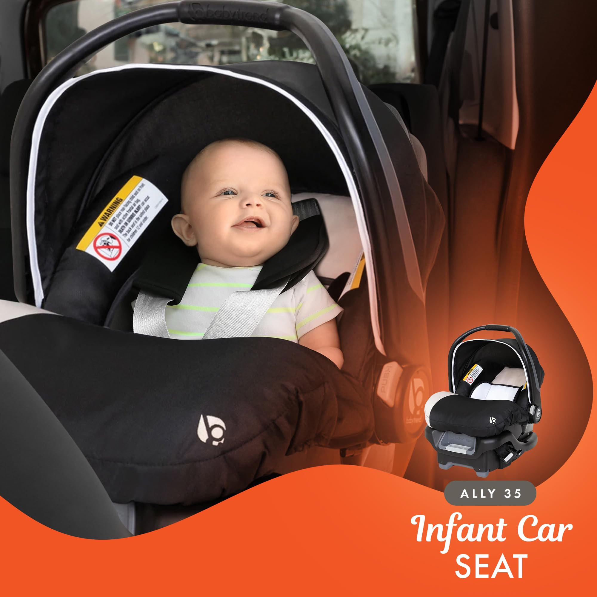 Baby Trend Infant and Toddler Double Stroller & Car Seat Combo, 2 Pc Set, Khaki