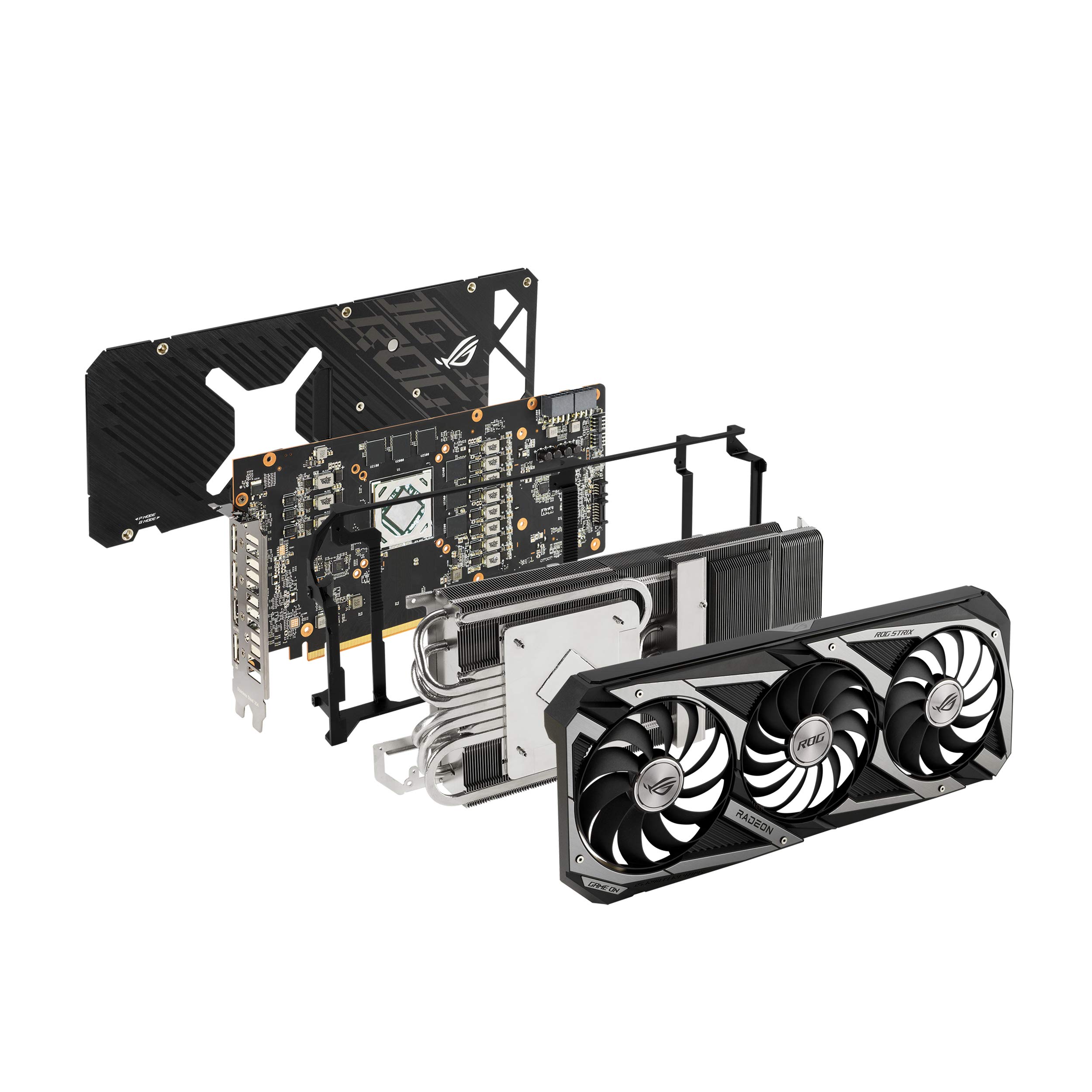 ASUS ROG Strix AMD Radeon RX 6700 XT OC Edition Gaming Graphics Card RDNA 2, PCIe 4.0, 12GB GDDR6, HDMI 2.1, DisplayPort 1.4a, Axial-tech Fan Design, 2.9-Slot, Super Alloy Power II, GPU Tweak II