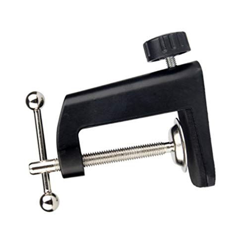 ARTIBETTER C Shape Desk Table Mount Clamp For Microphone Mic Suspension Boom Scissor Arm Stand Holder with Adjustable Screw