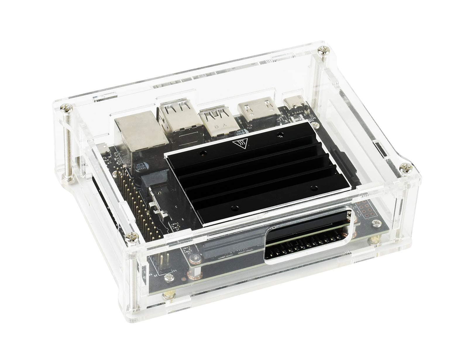 Acrylic Clear Case Enclosure Specialized for Jetson Nano 2GB Developer Kit(Case only