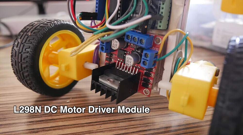 4 Pack L298N Motor Drive Controller Board DC Dual H-Bridge Robot Stepper Motor Control and Drives Module for Arduino Smart Car Power Compatible with Arduino UNO MEGA R3 Mega2560