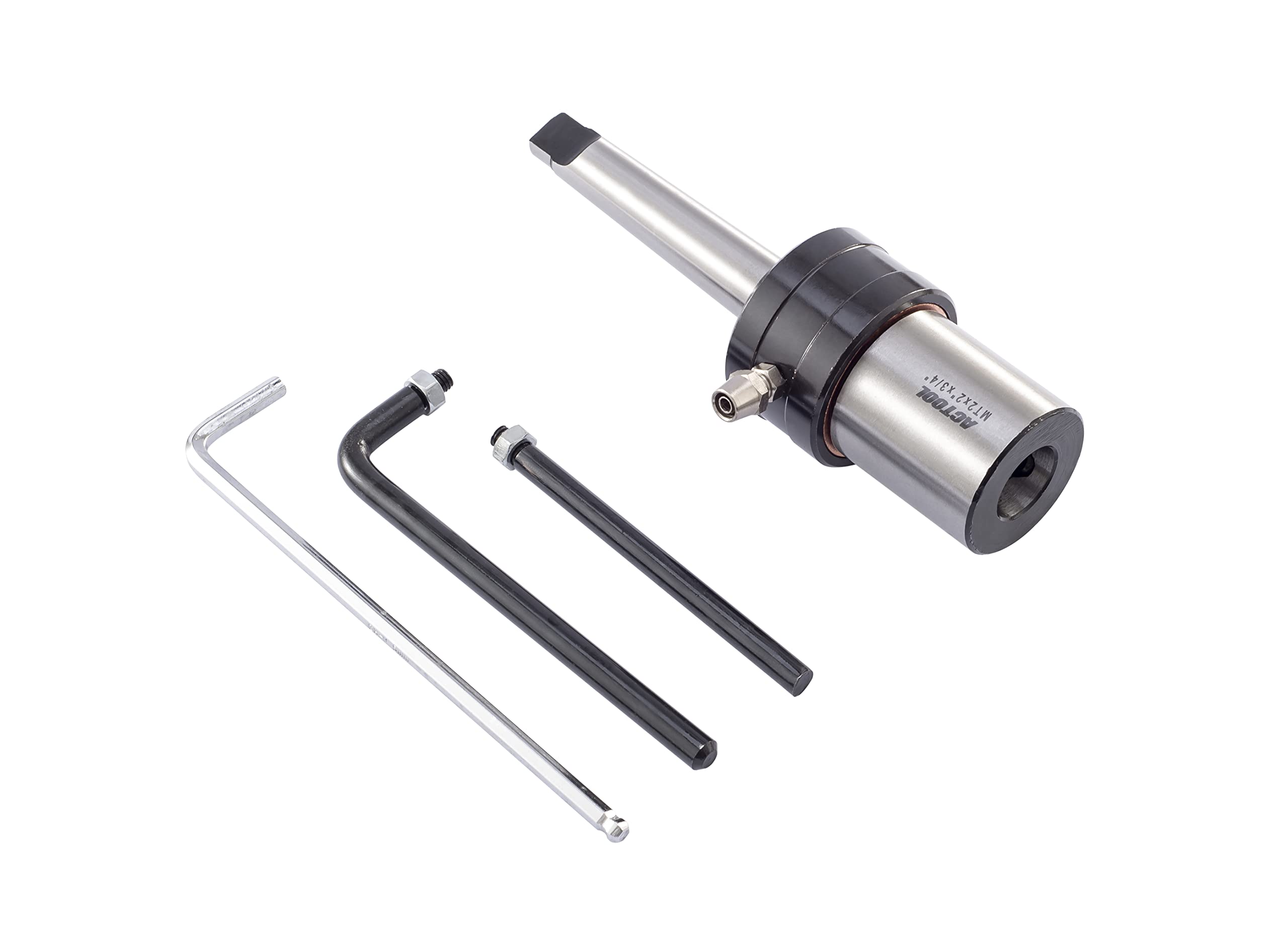 ACTOOL ANNULAR Cutter Arbor Morse Taper MT2 to 3/4'' Weldon Shank with Internal Coolant