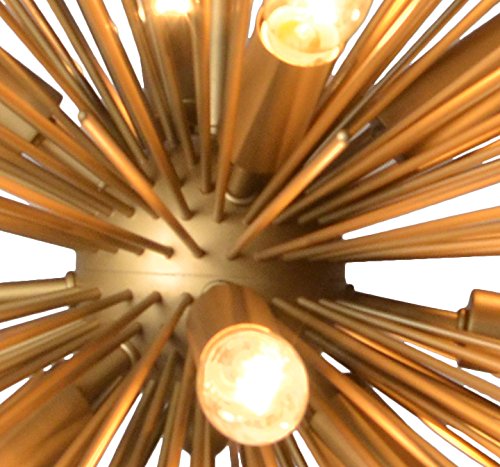 AA Warehousing 12 Light Gold Finish Chandelier