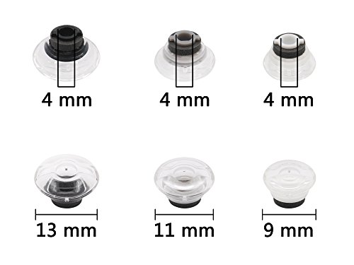 ALXCD Gel Eartips for Voyager Legend Headset, 3 Pcs Soft Gel Ear Tips & 3 Pcs Foam Covers, Fit for Headset Voyager Legend (S/M/L)