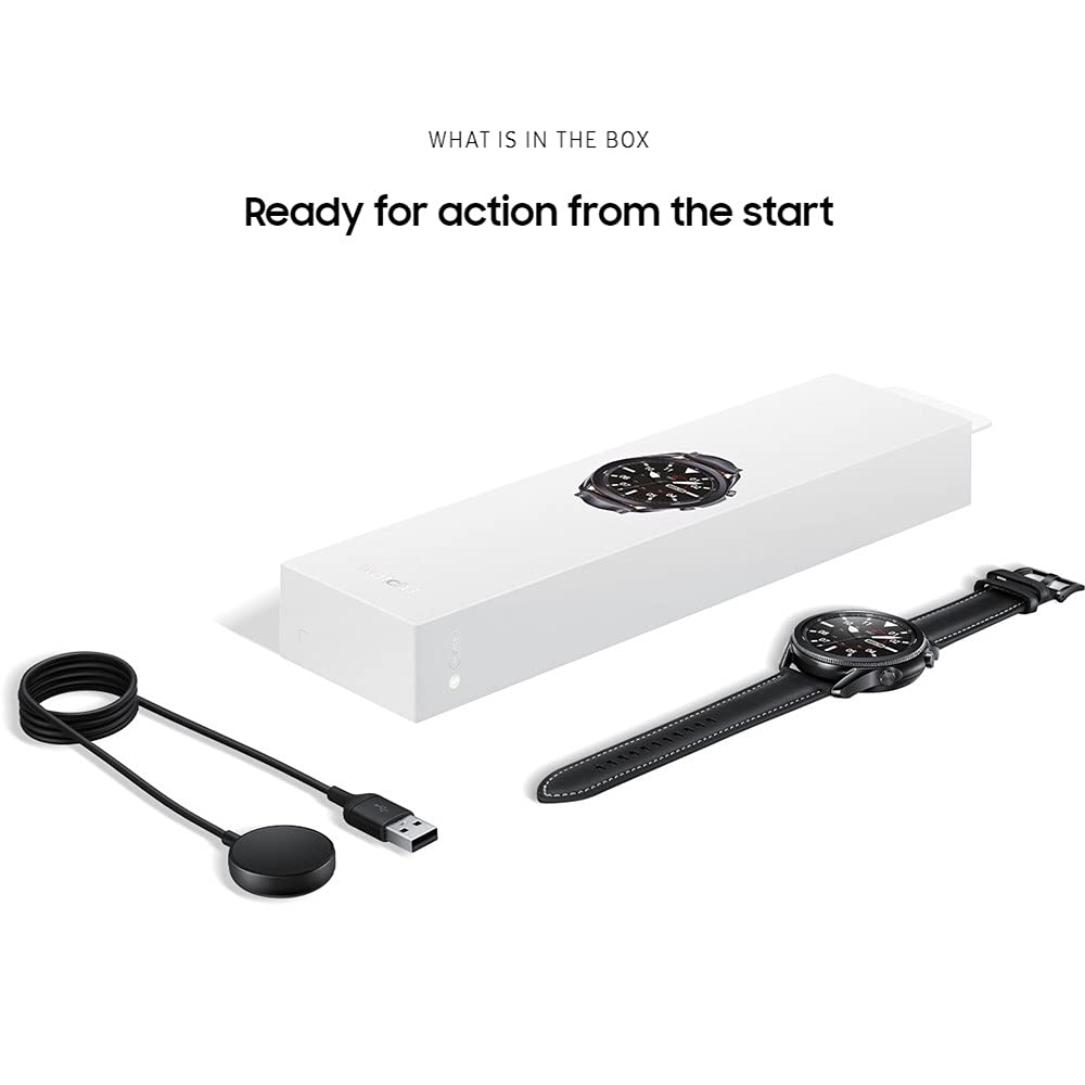 Samsung Galaxy Watch3 2020 Smartwatch (Bluetooth + Wi-Fi + GPS) International Model (Silver, 41mm)