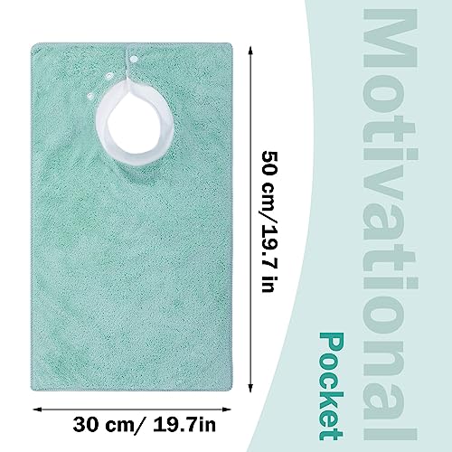 4 Pcs Full Coverage Baby Bib Absorbent Cotton Terry Towel Bib Terry Toddler Bibs with Ribbed Neck and Snap Button Baby Feeding Bibs for Boys Girls