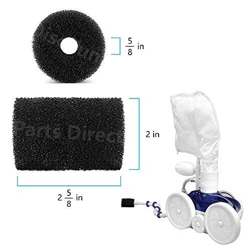12 Pack MiMoo Sweep Hose Tail Scrubbers Replacement for Polaris Pool Cleaner, Fits Polaris 180 280 360 380, 3900 Sweep Pool Cleaner