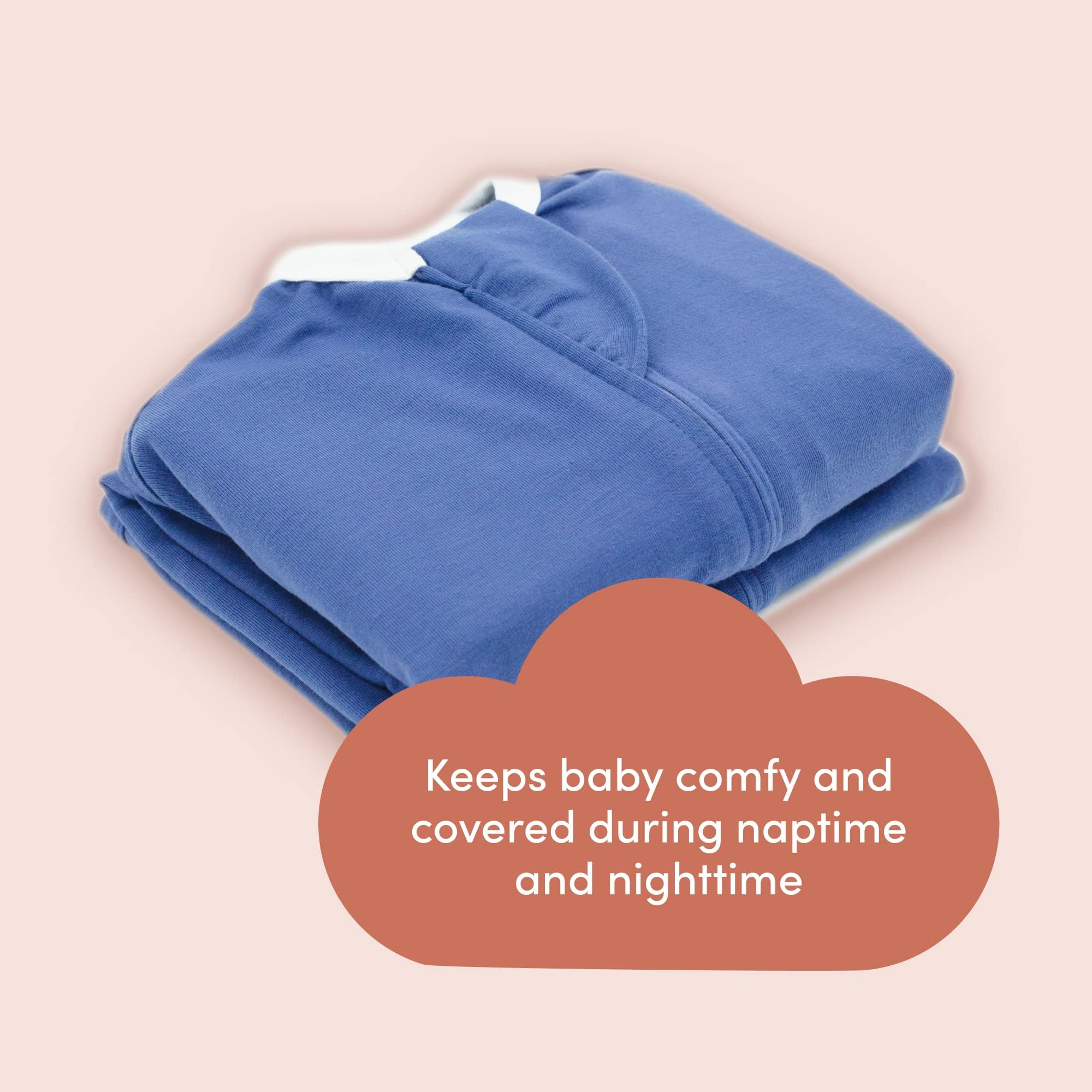 SleepingBaby Zipadee-Zip Transition Swaddle - Baby Swaddling Blanket with Zipper Convenience - Roomy Baby Wearable Blanket for Easy Diaper Changes - ClassicBoy, Large (12-24 Month) - 3 Pack