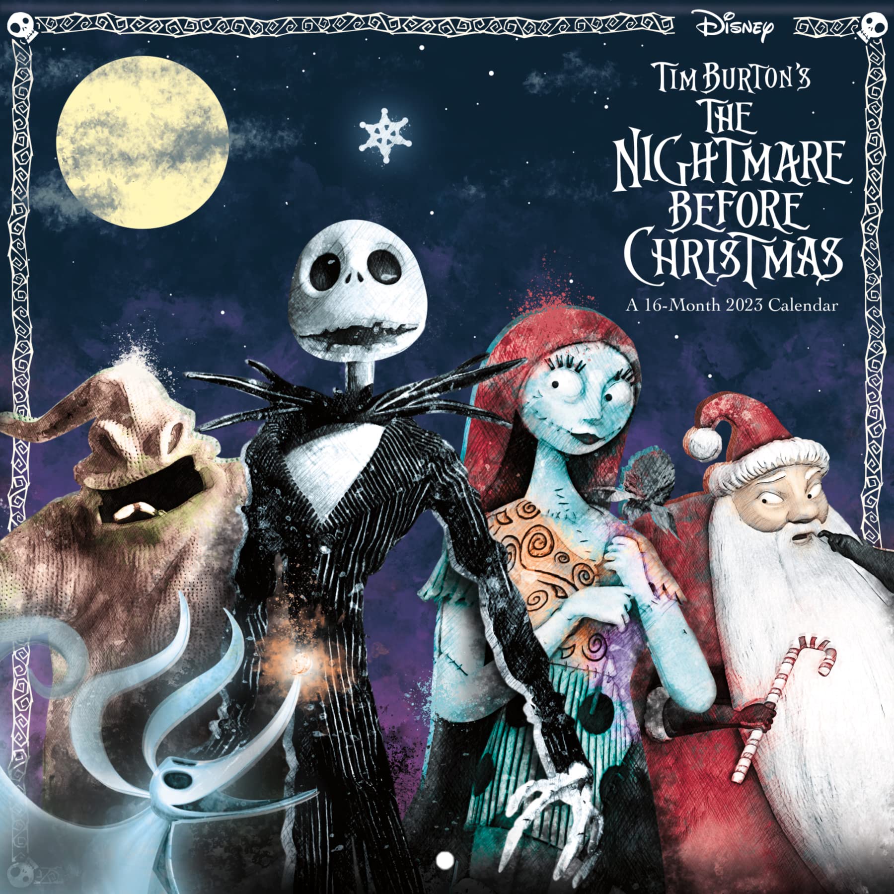 2023 Disney The Nightmare Before Christmas Wall Calendar