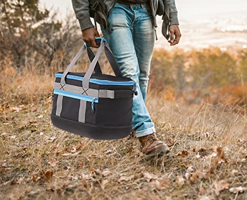 ABCCAMPING Camping Cooler Bag, Soft Sided Cooler, 50-Can Insulated Lunch Cooler Bag, Leak Proof Soft Cooler Bag Cooler Bag, Keep 24 Hours for Camping, Fishing, Hiking, Picnicking, Beach