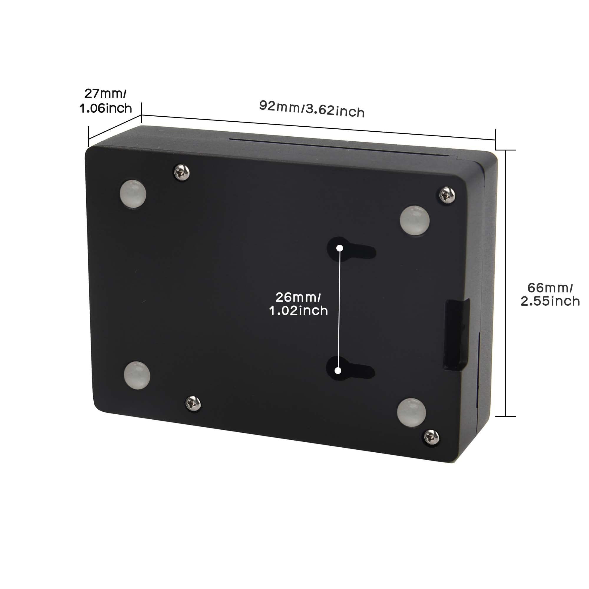 Aluminum Case for Raspberry Pi 3B+/3B, Aluminum Alloy Metal Enclosure with Heatsink Pillar for Raspberry Pi 3 Model B Plus/3B
