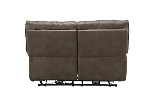ACME FURNITURE Harumi Loveseat (Power Motion) - - Gray Leather-Aire.