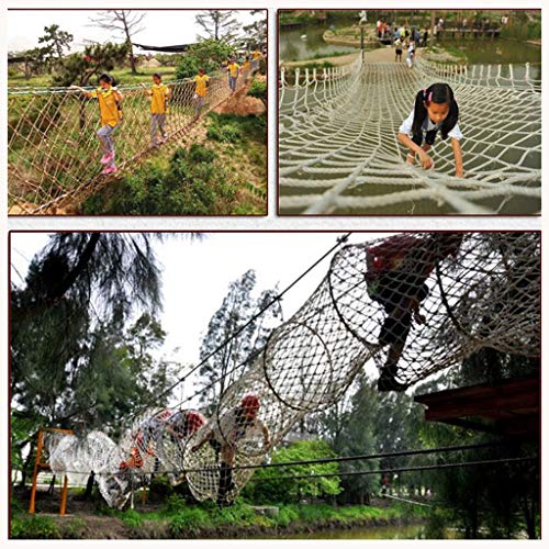 MAGFYLY Banister Guard net Outdoor Playground Protection net, Children's Stair Safety nets Garden Decoration net Isolation Rope net Nylon Braided Rope net Hammock Swing, Mesh 8cm (Size : 12m)