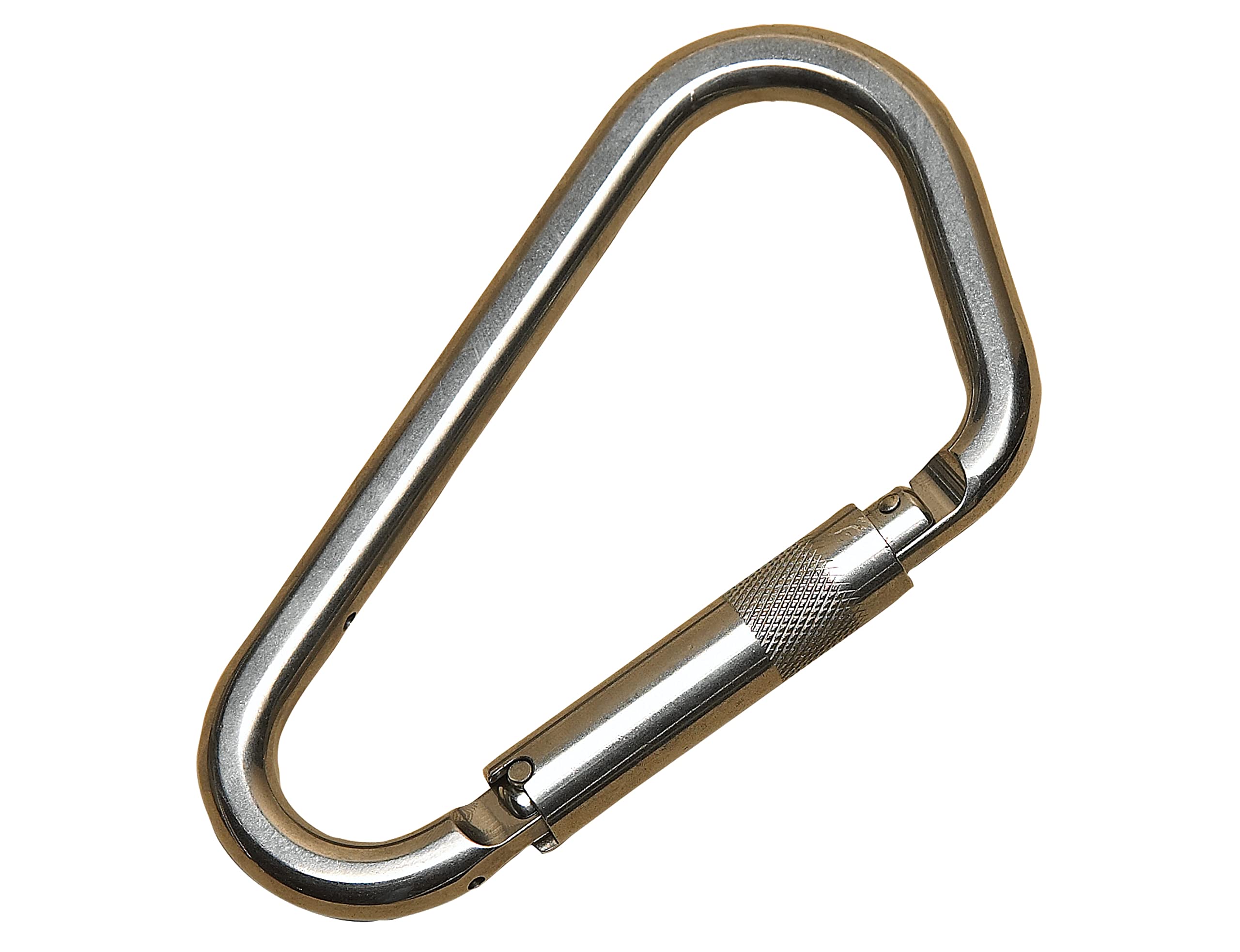 3M DBI-SALA Saflok 2000301 Carabiner, 2-Inch Gate Opening, Stainless Steel, Self Closing/Locking Gate, Gold
