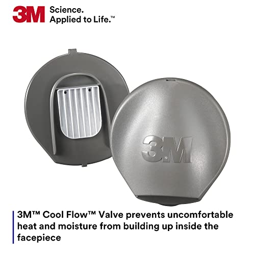 3M Full Facepiece Reusable Respirator 6800, Paint Vapors, Dust, Mold, Chemicals, Medium
