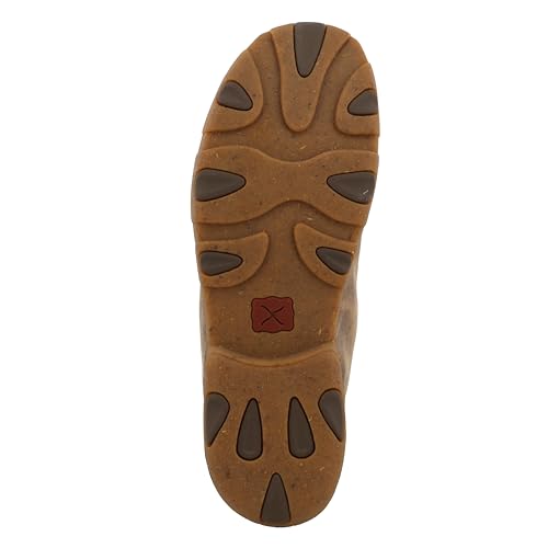 Twisted X Men's Chukka Driving Moc, Moc Toe with CellSole, Bomber & Tan Ostrich, 11 M