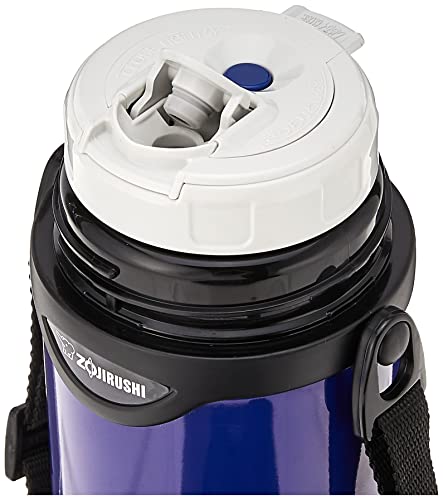 Zojirushi SJ-TG10-AA Stainless Steel Water Bottle, Cup Type, 0.3 gal (1.0 L), Stainless Steel
