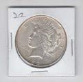 1922 Peace Silver Dollar Coin $1 About Uncirculated