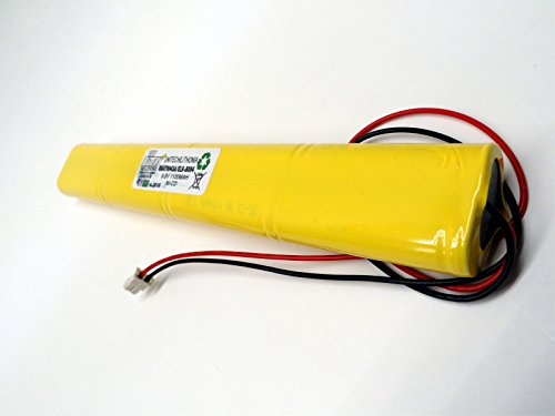 5PC Replacement Battery for Lithonia BBAT0043A,UNITECH BBAT0043A,LITHONIA ELB-B003.ELB-004 Replacement Battery Emergency Light 9.6V 1.1Ah NiCD